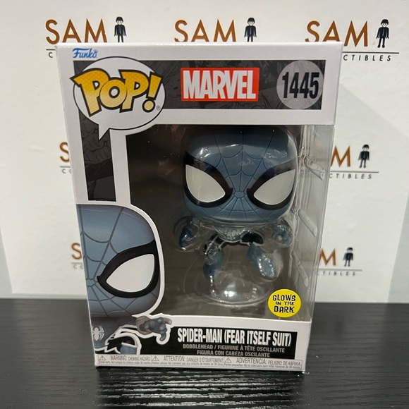 Funko | Other | Spiderman Fear Itself Suit 445 Glow Funko Pop Protector ...
